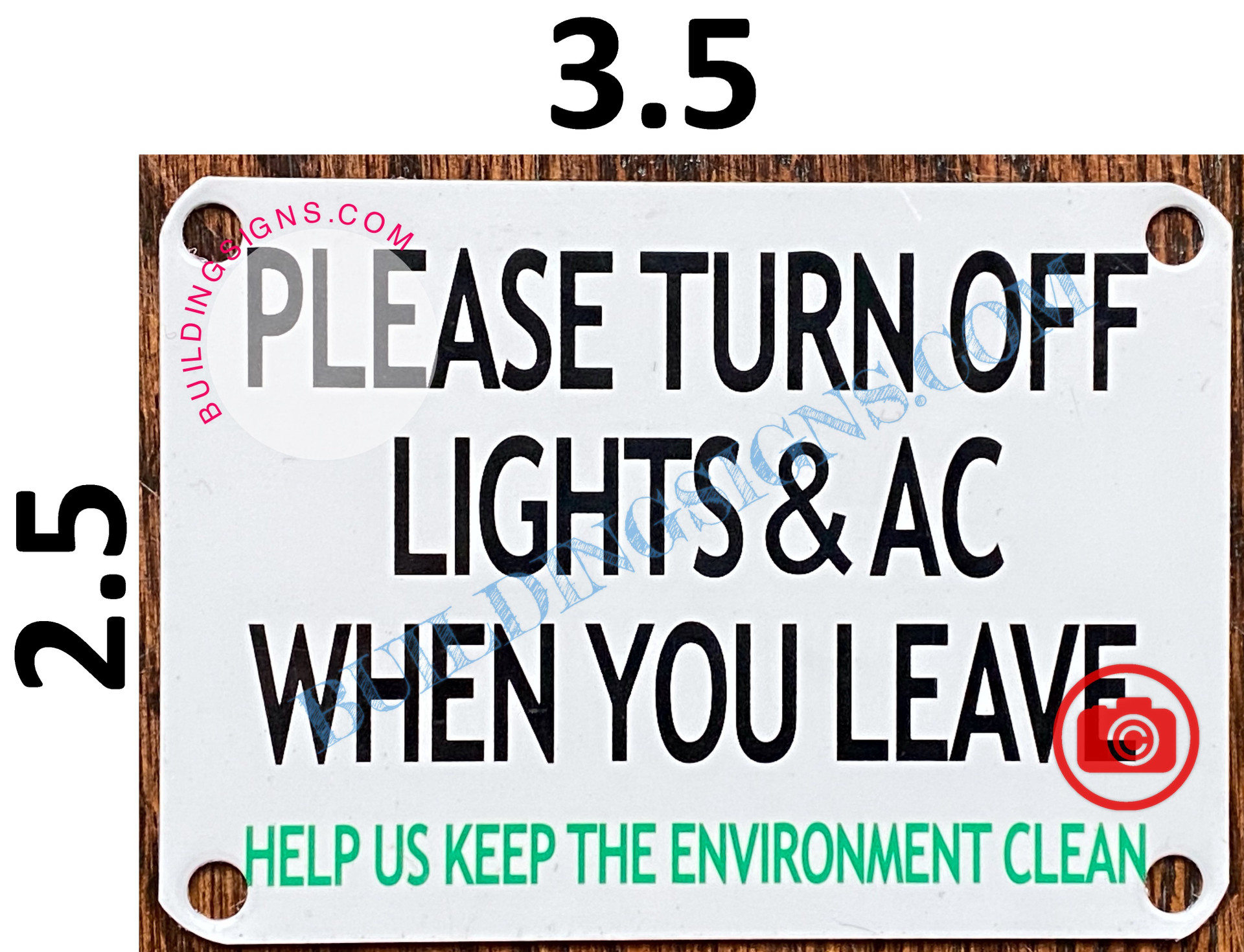 PLEASE TURN OFF LIGHTS AND AC WHEN YOU LEAVE HELP US KEEP THE ...