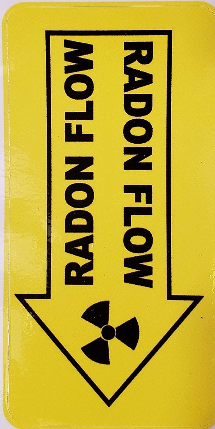 Radon Vent Sticker-ONE (1) Sheet