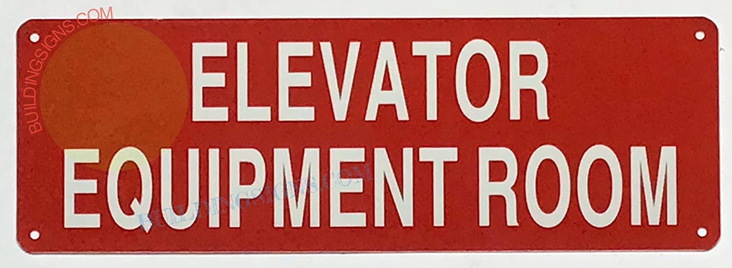 elevator room signs