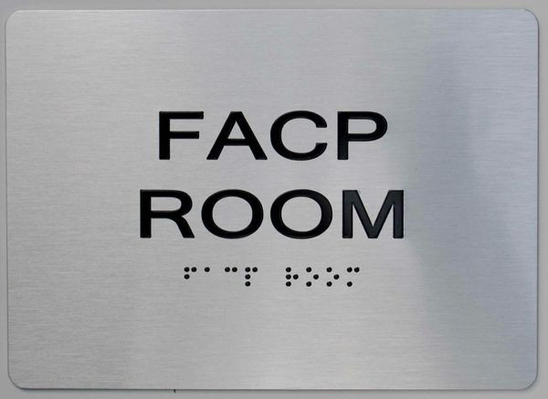FACP Room ADA-Sign -Tactile Signs The sensation line
