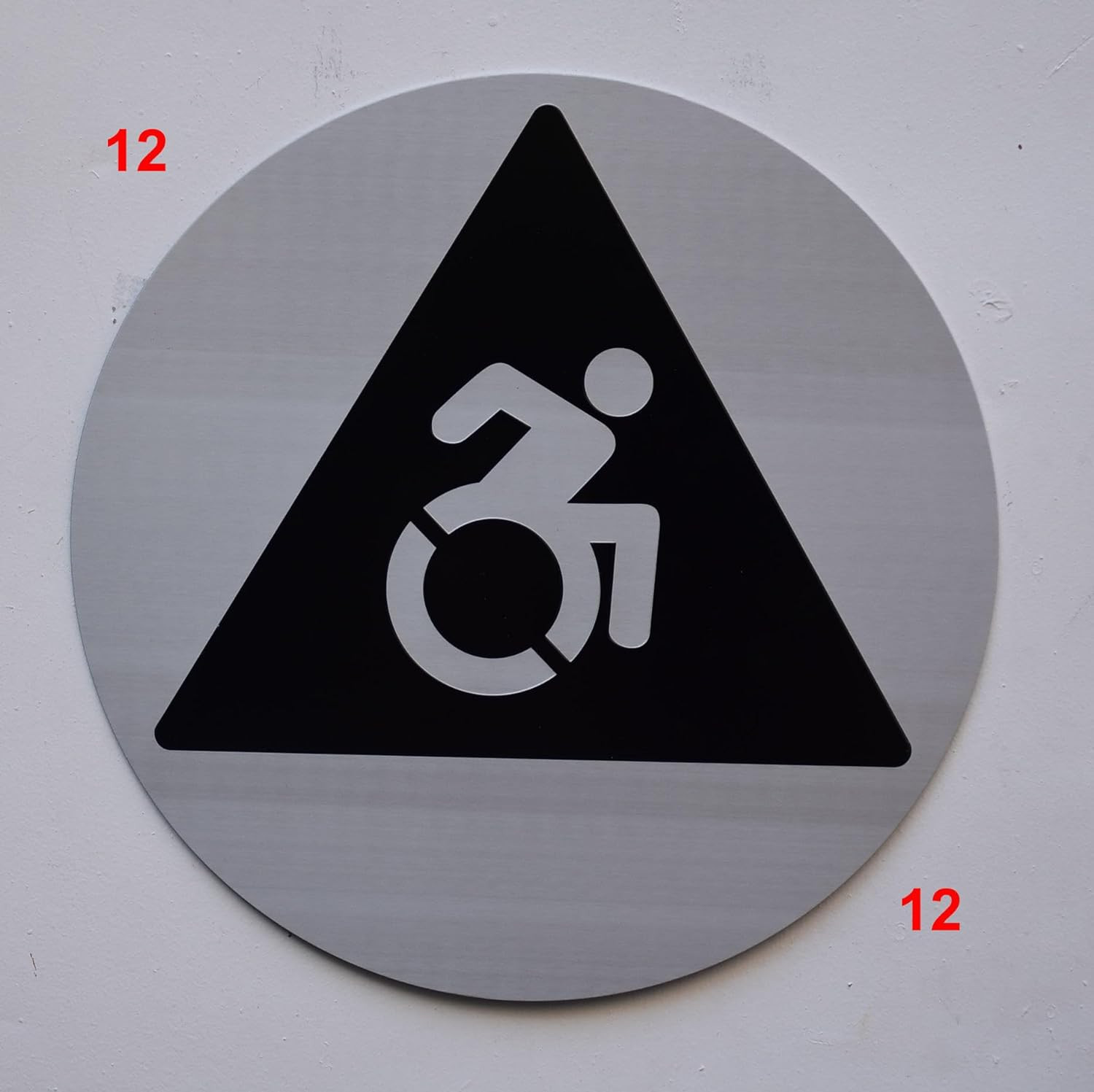 RESTROOM SIGN Tactile Graphics Grade 2 Braille Text with raised letters ...