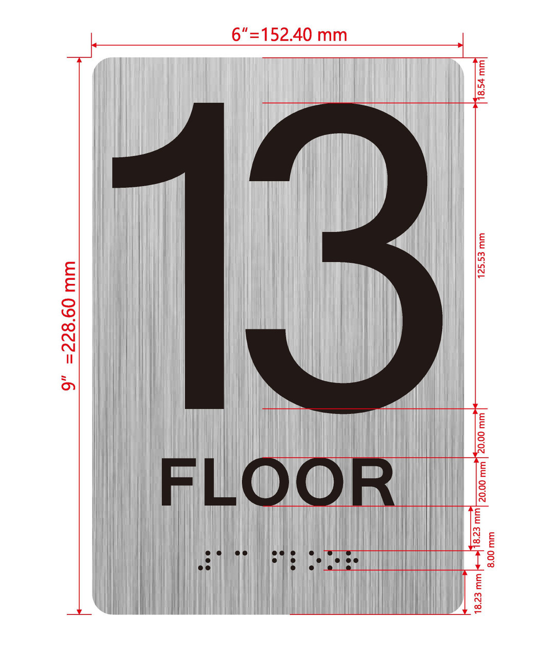13 FLOOR -The park ave line size 6X9