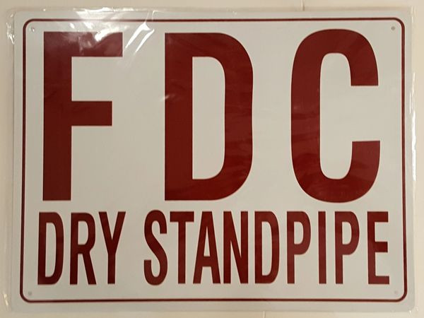 FDC DRY STANDPIPE Sign