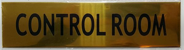 CONTROL ROOM Sign