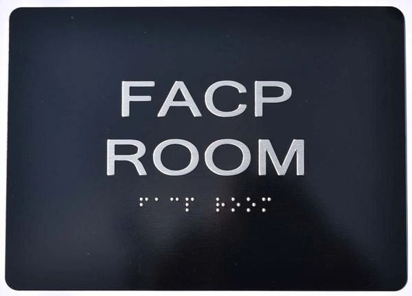 FACP ROOM SIGN Tactile Signs
