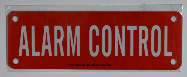 ALARM CONTROL Sign