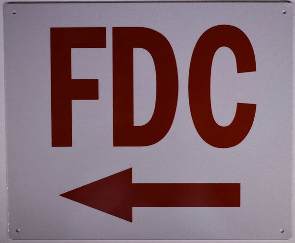 FDC LEFT Sign
