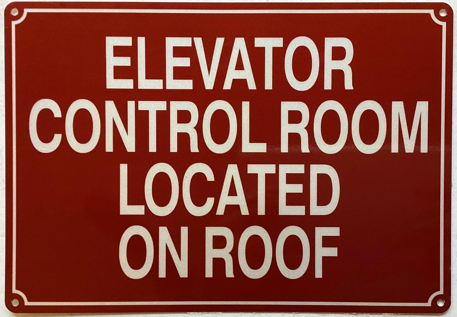 elevator room signs