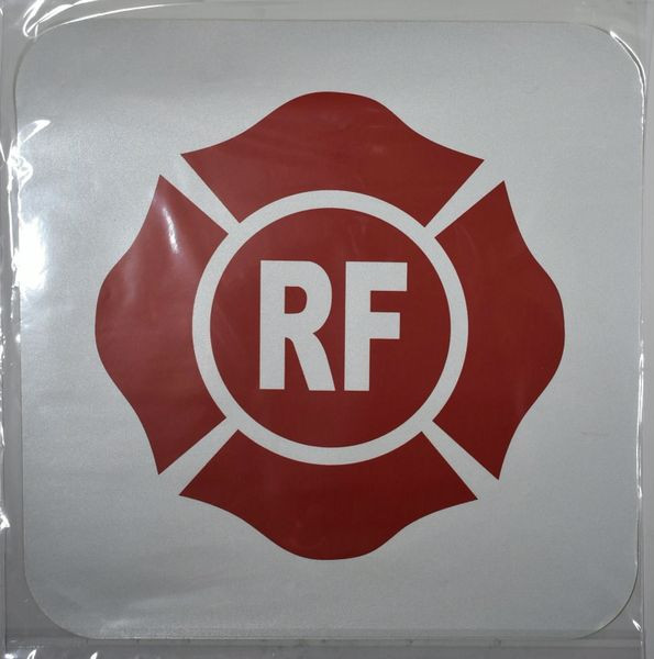 ROOF AND FLOOR TRUSS IDENTIFICATION SIGN (STICKER ) WHITE