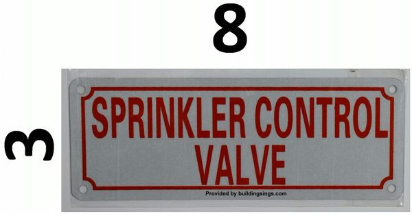 SPRINKLER CONTROL VALVE SIGN