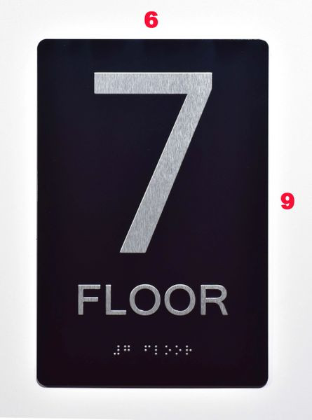 7th FLOOR SIGN ADA -Tactile Signs