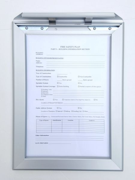 Fire Safety Plan Frame