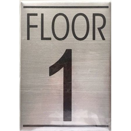 Floor number Sign Set