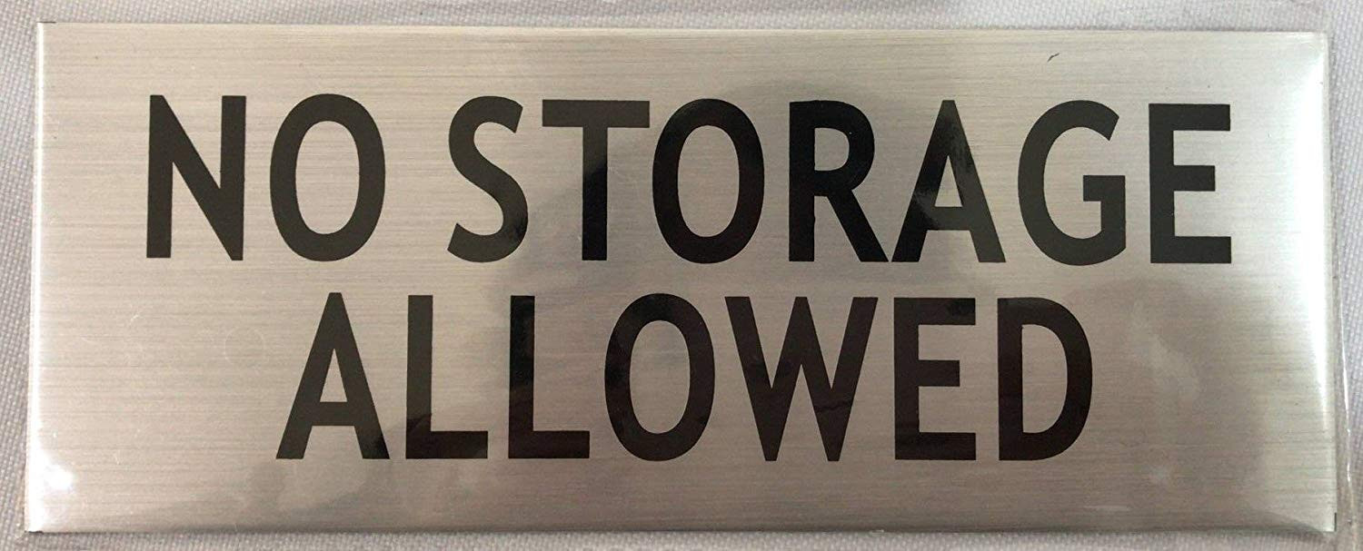 MECHANICAL ROOM SIGN (BRUSHED ALUMINUM)