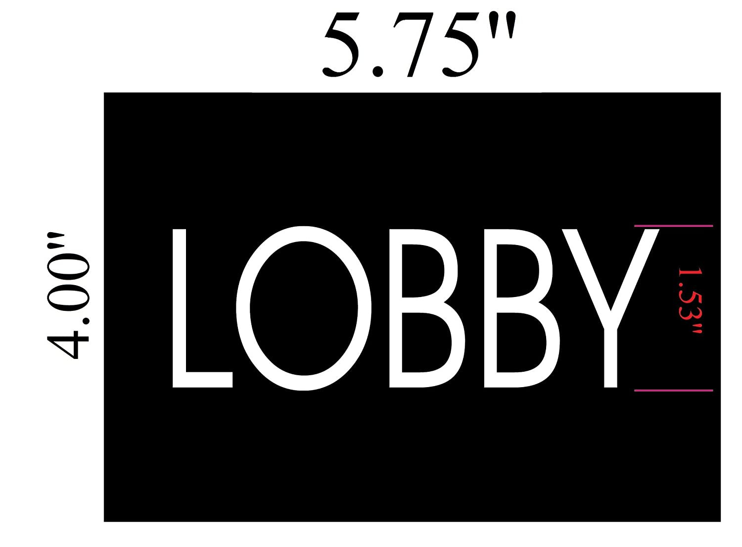 LOBBY FLOOR Sign
