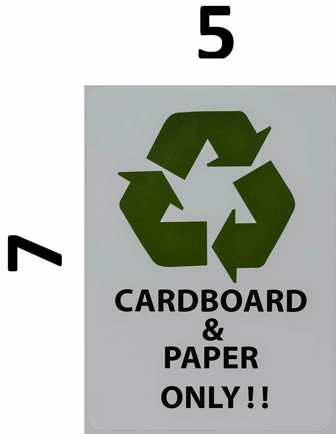 Cardboard and Paper ONLY Sticker (Sticker)