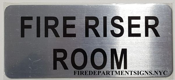 FIRE RISER ROOM SIGN