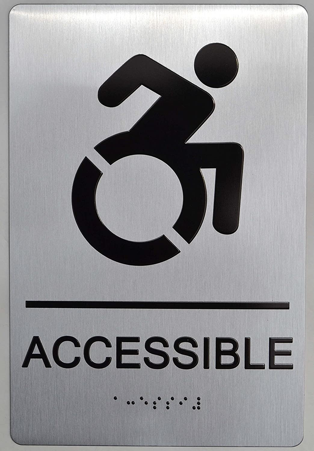 NYC Accessible Sign -Tactile Signs ADA-Compliant Sign. -Tactile Signs ...