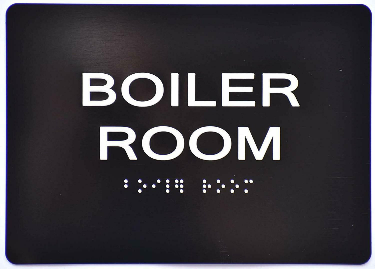 Boiler Room Sign The Sensation line -Tactile Signs