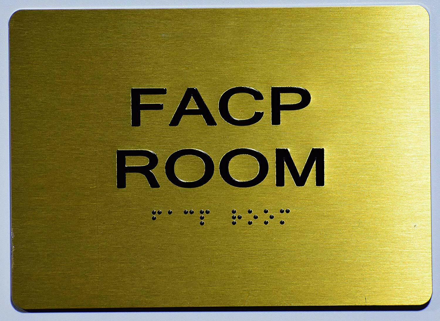 FACP Sign -Tactile Signs Tactile Signs The Sensation line