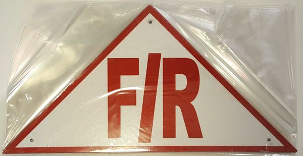 FLOOR AND ROOF TRUSS IDENTIFICATION SIGN- REFLECTIVE !!! (ALUMINUM SIGNS )