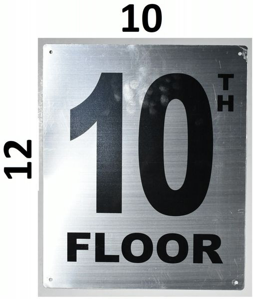 10TH Floor Sign