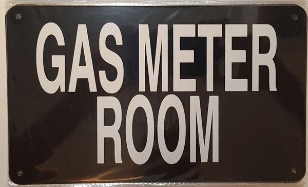 GAS METER ROOM SIGN