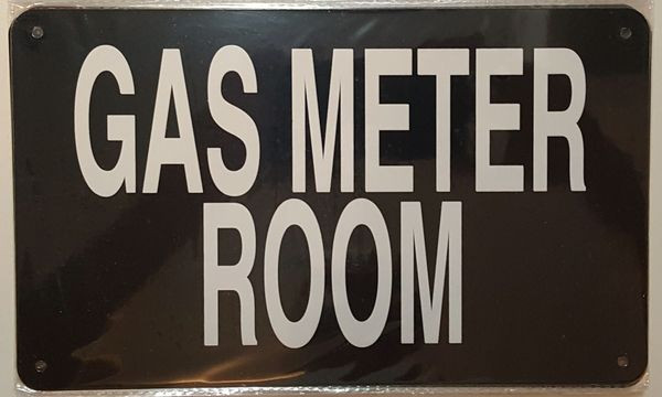 GAS METER ROOM SIGN