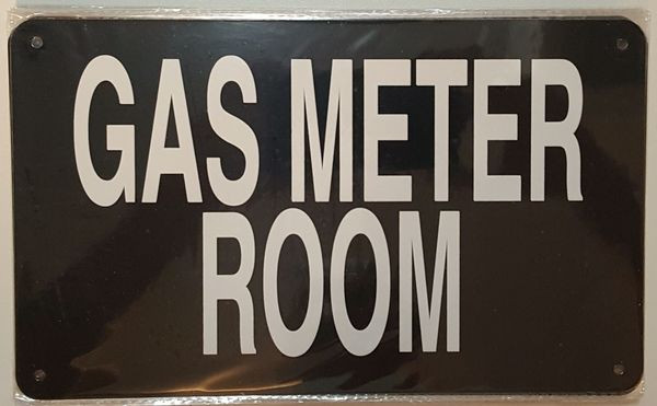 GAS METER ROOM SIGN