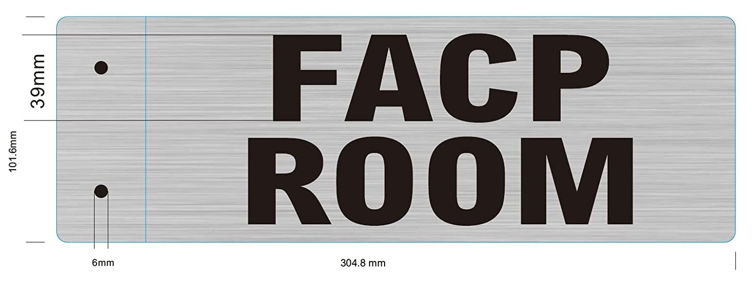 FACP Room Sign FIRE Alarm Control Panel Room-Two-Sided/Double Sided ...