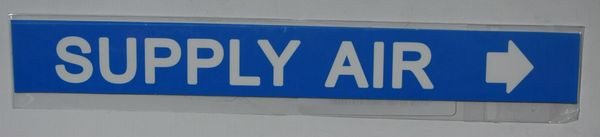 SUPPLY AIR SIGN (STICKER 1X8)