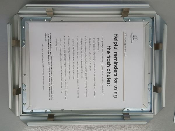 Notice Frame ( Heavy Duty - Aluminum) (NOTICE FRAMES)