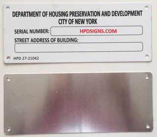 HPD SERIAL NUMBER SIGN HMC §27-2104