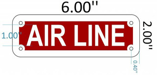 AIR LINE Sign