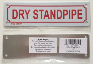DRY STANDPIPE SIGN