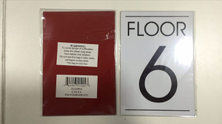 FLOOR NUMBER SIGN - 6TH FLOOR SIGN