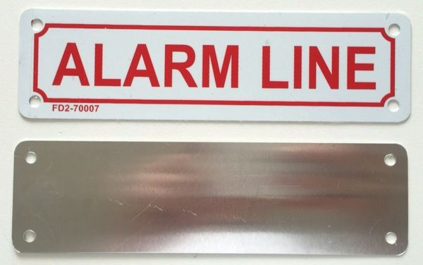 ALARM LINE Sign