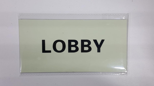 LOBBY SIGNS