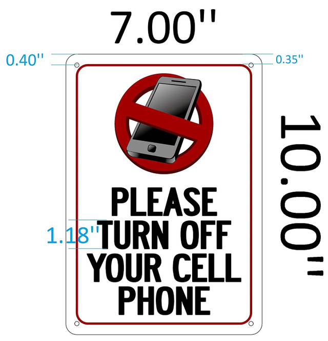 PLEASE TURN OFF YOUR CELL PHONE Sign