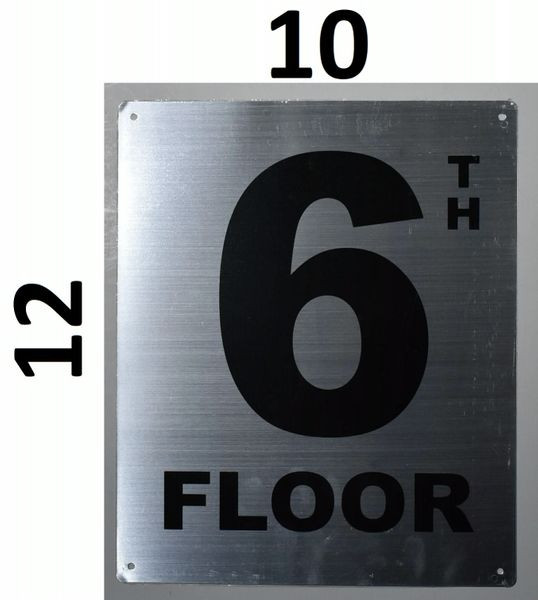 6TH Floor Sign