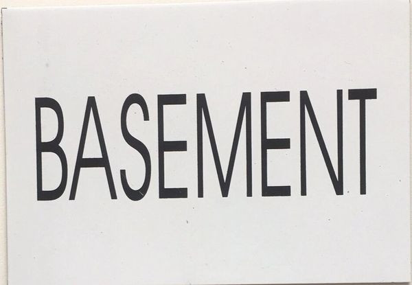 Basement Signs