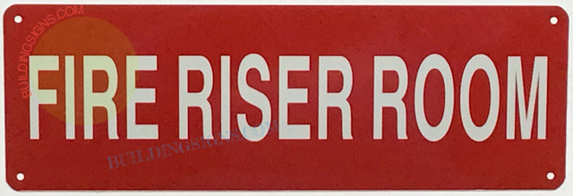 FIRE RISER ROOM SIGN