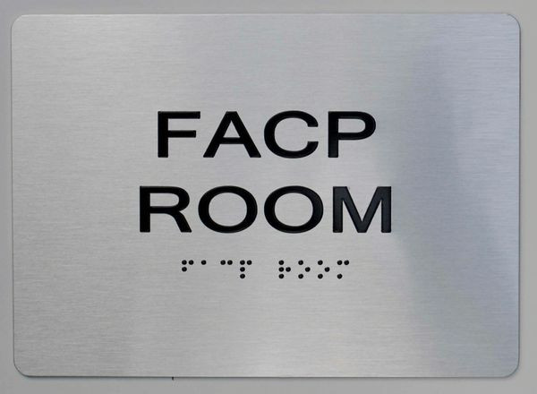 FACP Room ADA-Sign -Tactile Signs The sensation line
