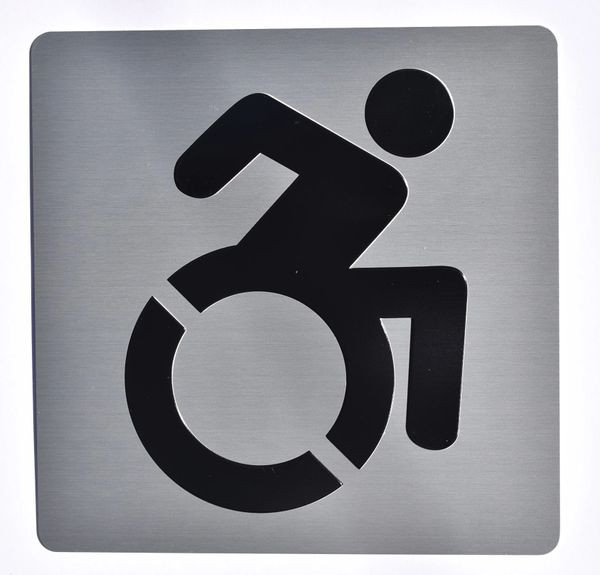 ACCESSIBLE SYMBOL Sign -Tactile Signs