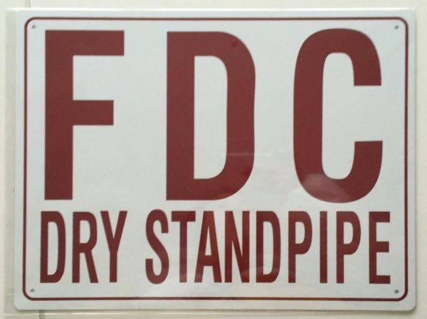 FDC DRY STANDPIPE Sign