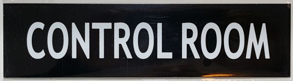 CONTROL ROOM Sign