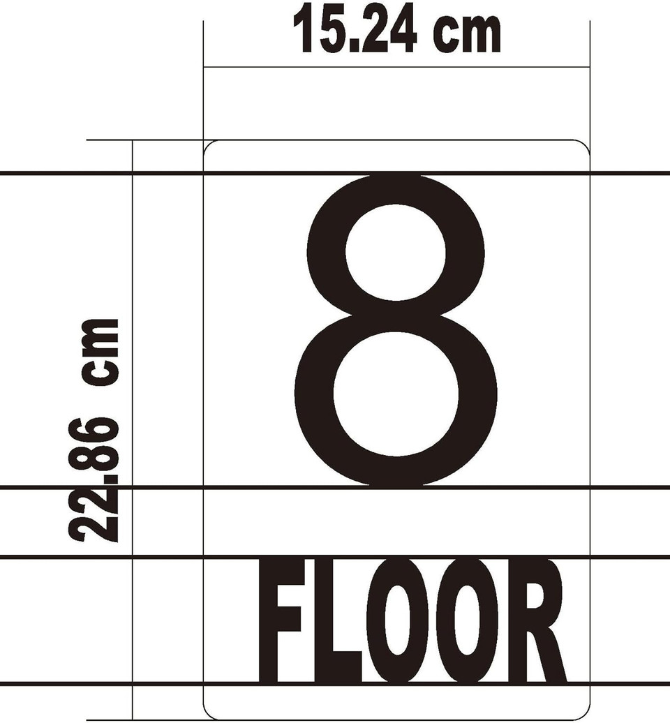 FLOOR NUMBER SIGNS - Page 1 - HPD-SIGNS.COM