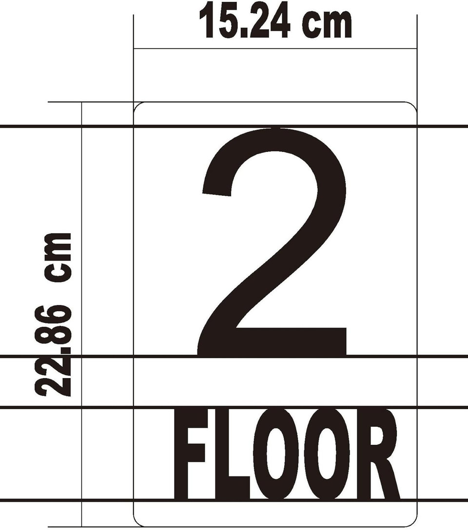 FLOOR NUMBER SIGNS - Page 1 - HPD-SIGNS.COM