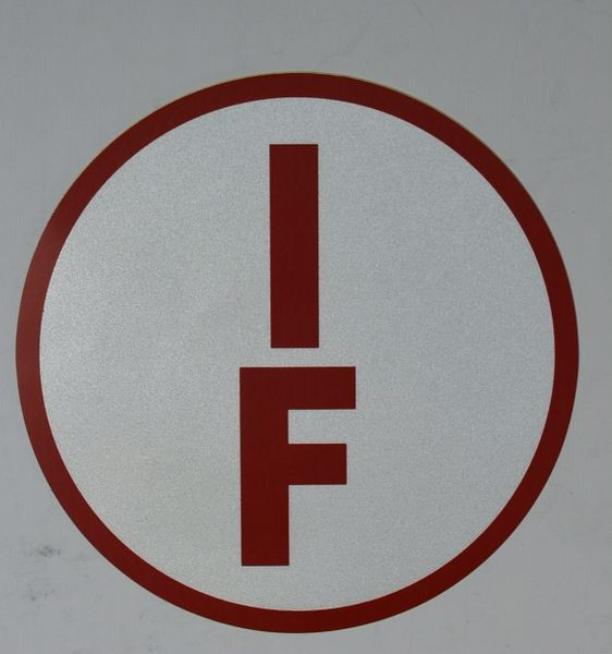 FLOOR TRUSS IDENTIFICATION Sign-TYPE I (Sticker)