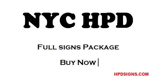 HPD-SIGNS.COM THE OFFICIAL SITE FOR ALL HPD SIGNAGE